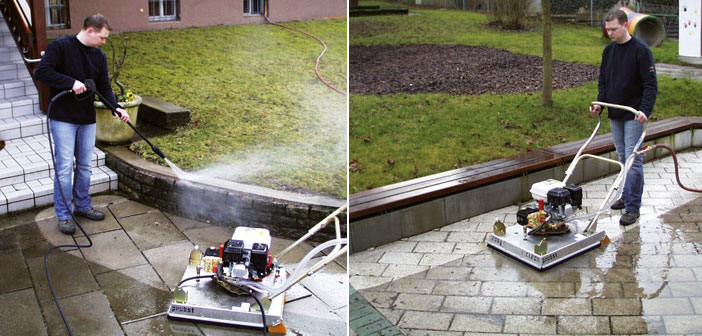 Terrassenplatten Reinigen Beton